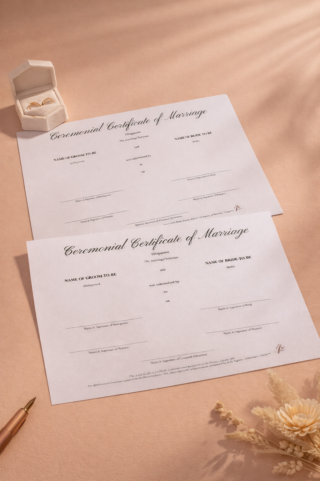 ROM Marriage Certificate Printing Service | Free Delivery within 3-4 ...